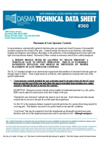 UL 325 & ASTM F2200 INFORMATION | AutoGate